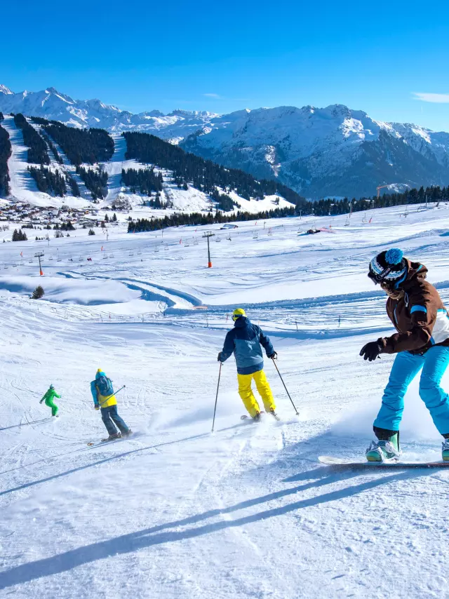 Les Saisies station de ski Alpin tous niveaux domaine Espace Diamant ...