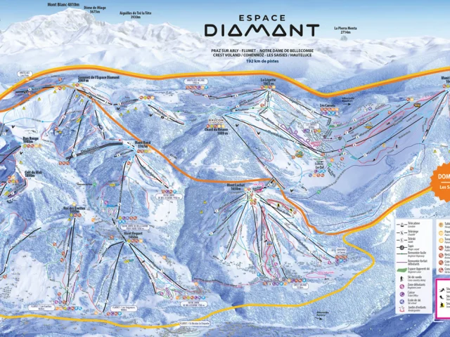 Les Saisies resort map and slope map Resort and slope maps | Welcome to Les Saisies