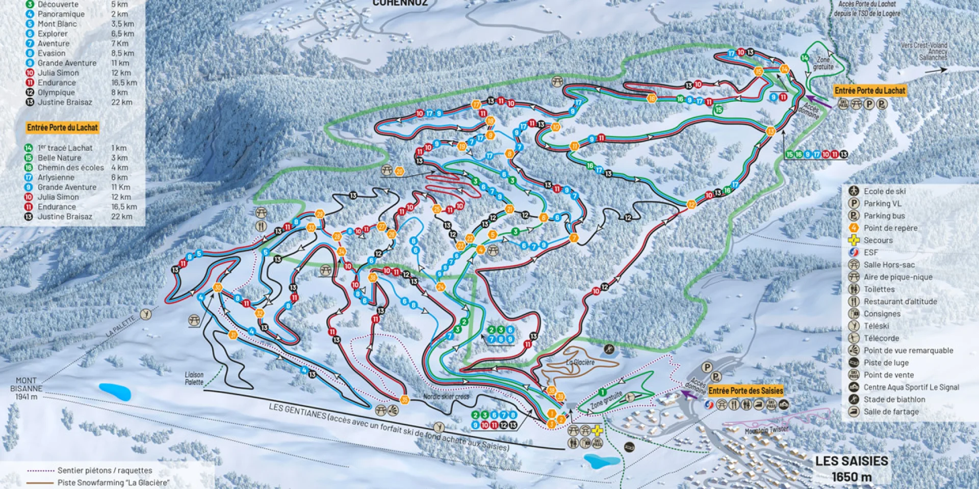 Les Saisies resort map and slope map Resort and slope maps | Welcome to Les Saisies